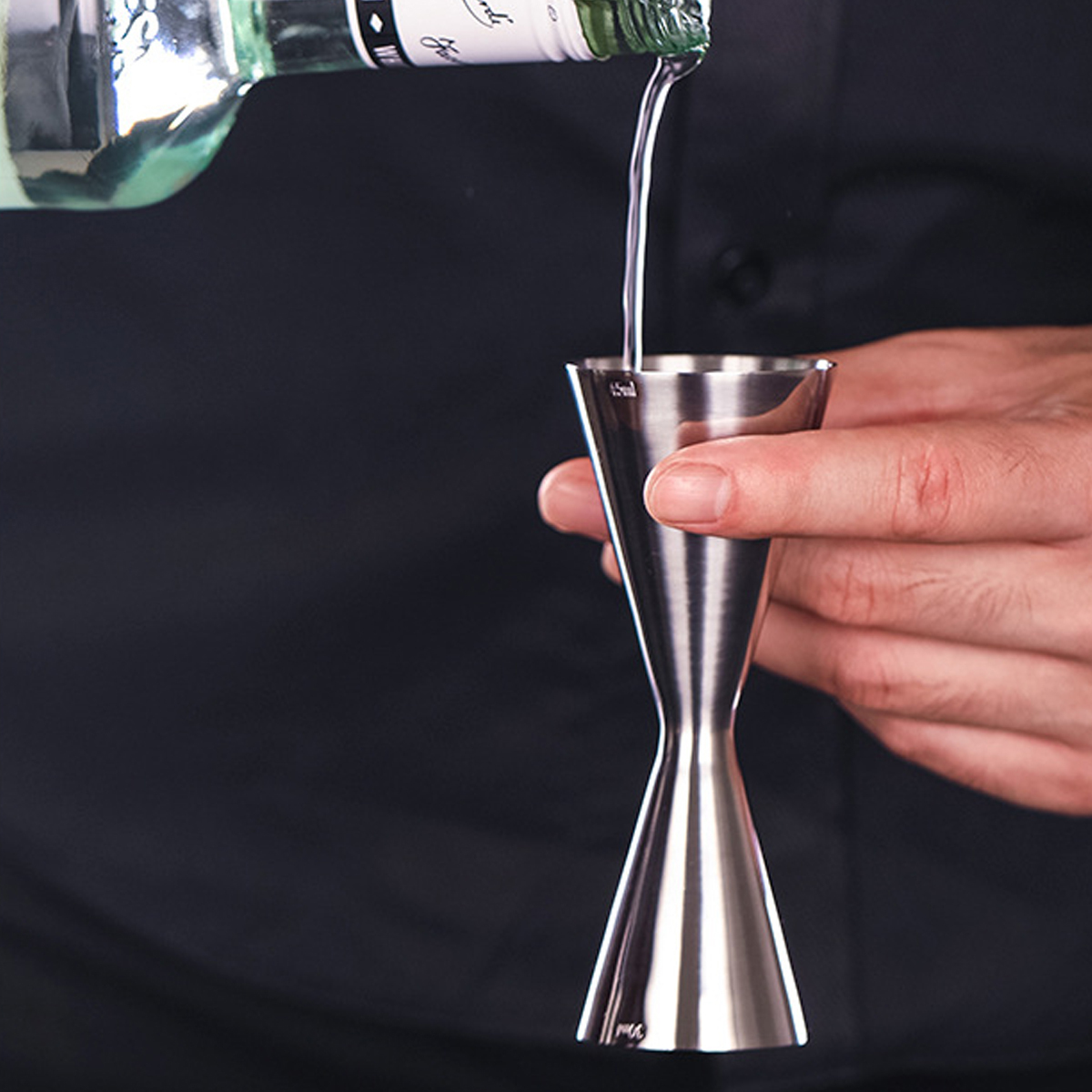 304不鏽鋼 刻度盎司杯 一體成形款 60/90ml – 路西法酒具專門店