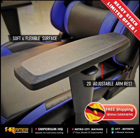 PRO SERIES GAMING CHAIR WITH LEG REST – i-Gamer Game Store