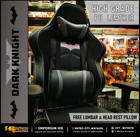 HERO SERIES GAMING CHAIR - BATMAN DARK KNIGHT – i-Gamer Game Store