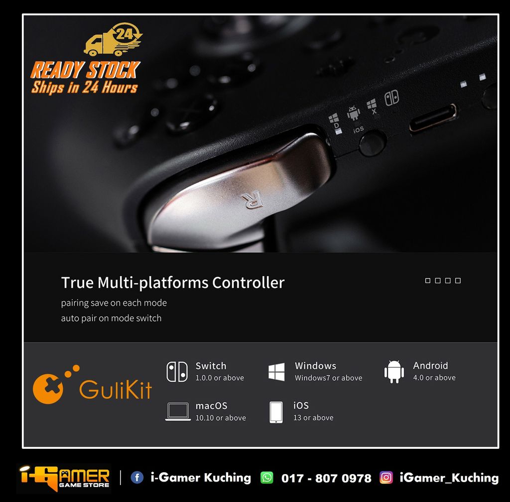 Ns Pc Gulikit King Kong 2 Pro Wireless Controller I Gamer Game Store 2192