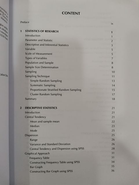 Basic Statistics For Research Theory and Practice – Recto & Verso UMT ...