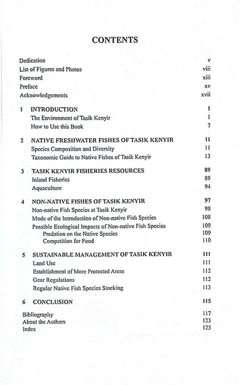 Fishes of Kenyir (updated information and new records on native inland ...