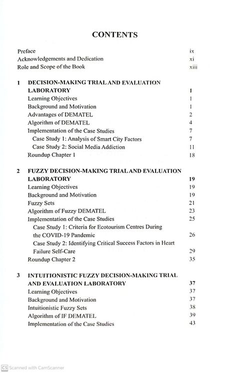 Decision-Making Trial and Evaluation Laboratory-Based Methods ...