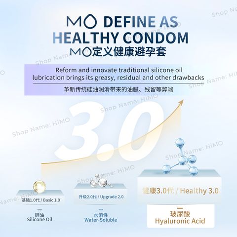 MingLiu MO-Care 003 Hyaluronic Acid Condom (10's) 名流 MO 滋养 安全套 – Elephant Official Store MY