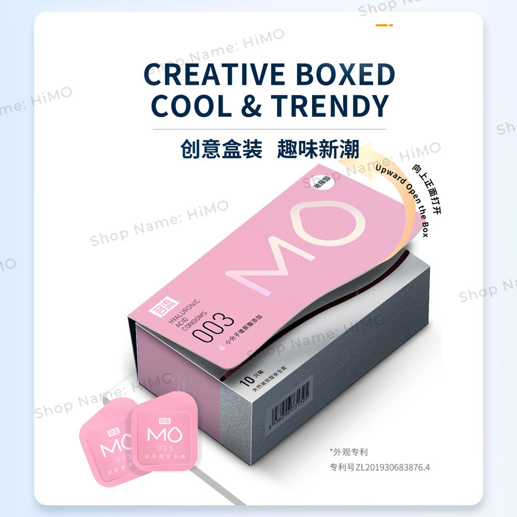MingLiu MO-Care 003 Hyaluronic Acid Condom (10's) 名流 MO 滋养 安全套 – Elephant Official Store MY