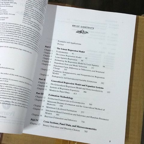 Econometric Analysis, Global Edition, 8th edition by William H. Greene – Booklinks