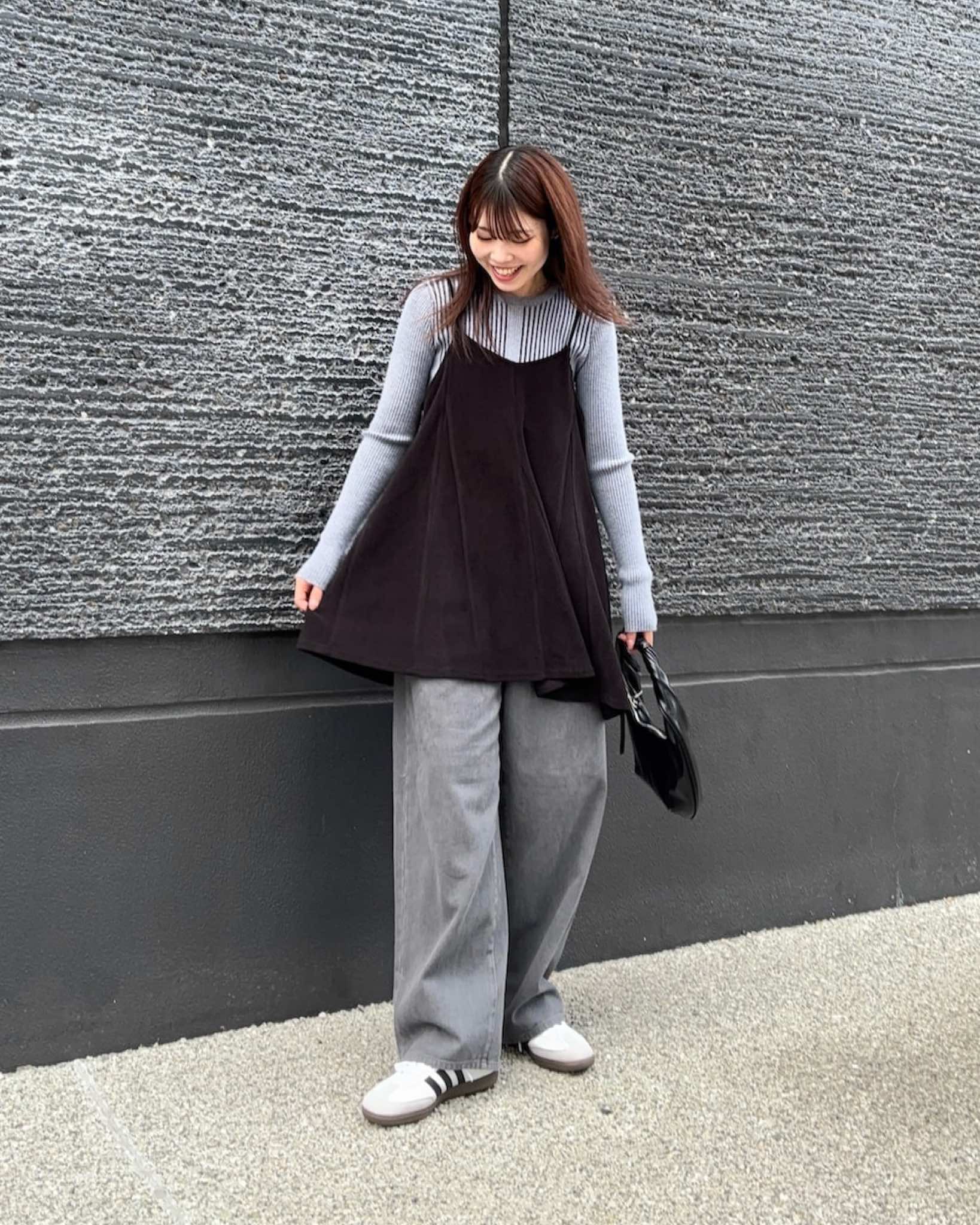 【先行折扣6折】KBF illi粗坑條針織上衣 (圓領) – dokiii