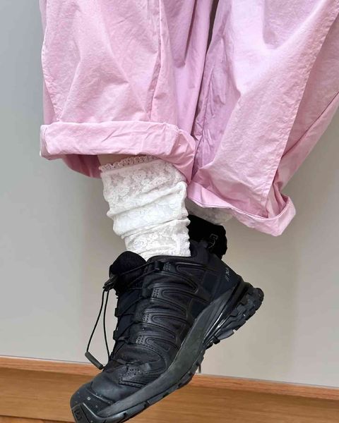 靴下屋 蕾絲膝下襪 – dokiii