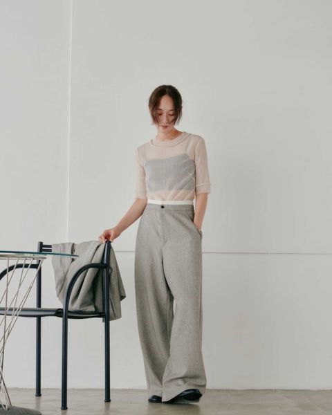 Hella 麻料透膚上衣 – dokiii