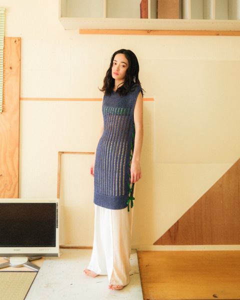 PAMM 流蘇鉤針長版背心 – dokiii