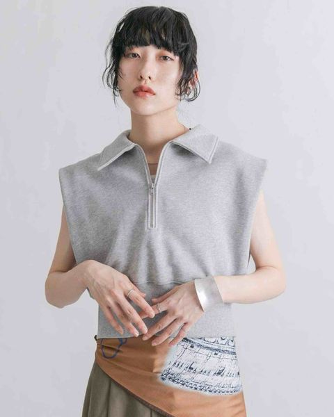 KBF 落肩袖拉鍊上衣 – dokiii