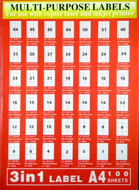 Lokan A4 Multi-Purpose Labels – N.P. Copy Service