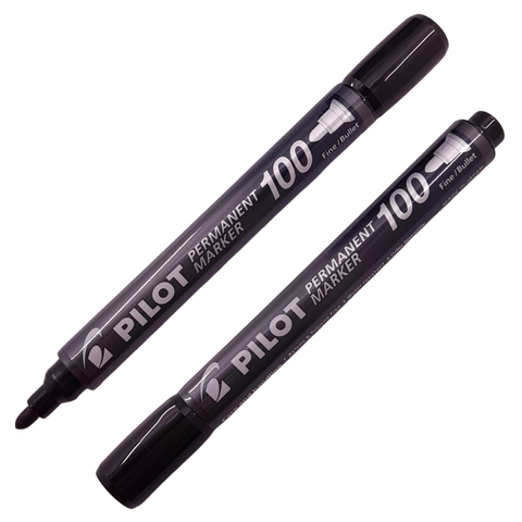 Pilot Permanent Marker SCA-100 Fine Bullet-Black – N.P. Copy Service