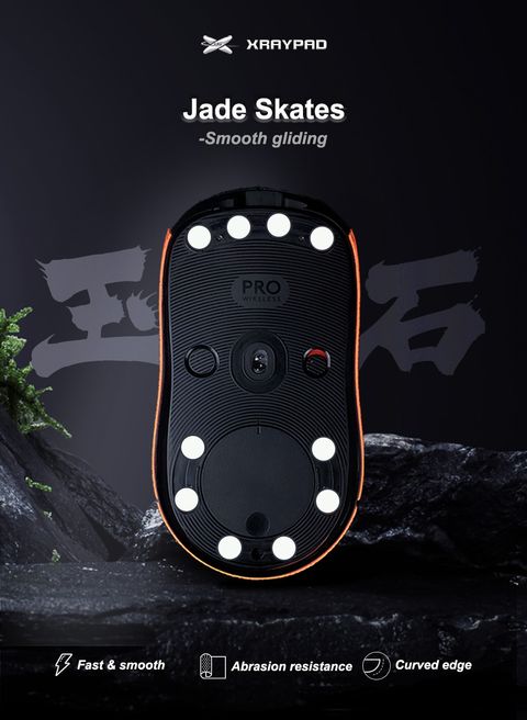 Xraypad Jade Speed Mouse Skates - Universal – Respawn Gaming Tech