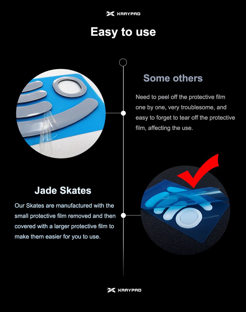 Xraypad Jade Speed Mouse Skates - Ninjutso Mouse – Respawn Gaming Tech