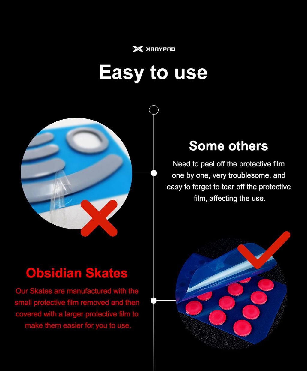 Xraypad Obsidian Control Mouse Skate - Finalmouse Mouse – Respawn ...