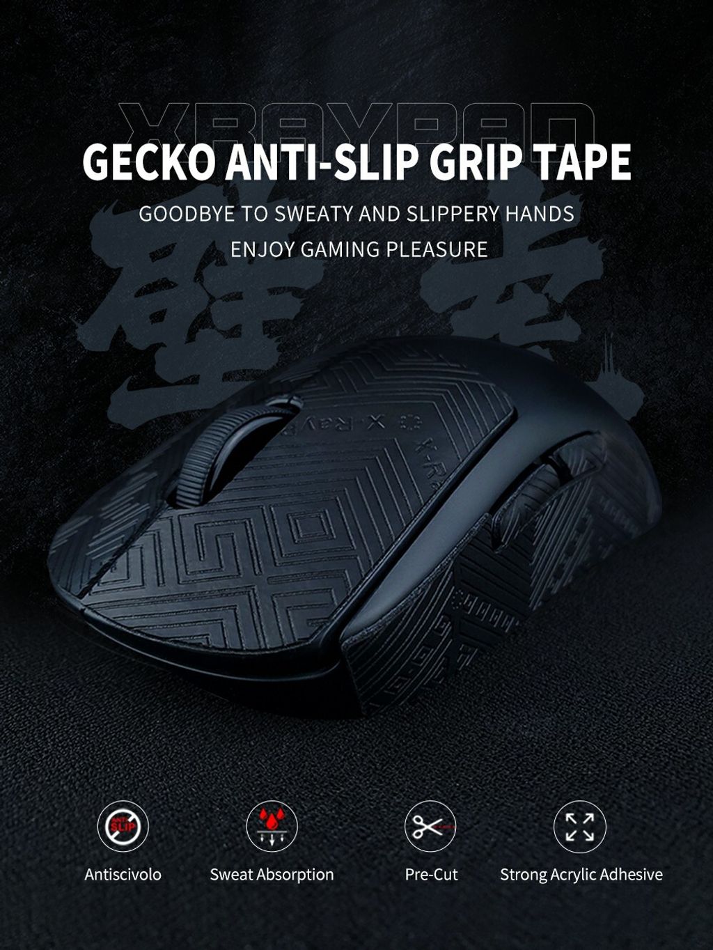Xraypad Geckos Grip Tape - Logitech G Pro Wireless – Respawn Gaming Tech