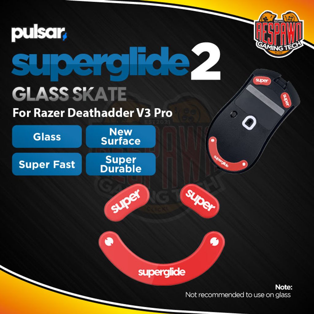 Pulsar Superglide 2 For Razer Deathadder V3 Pro – Respawn Gaming Tech
