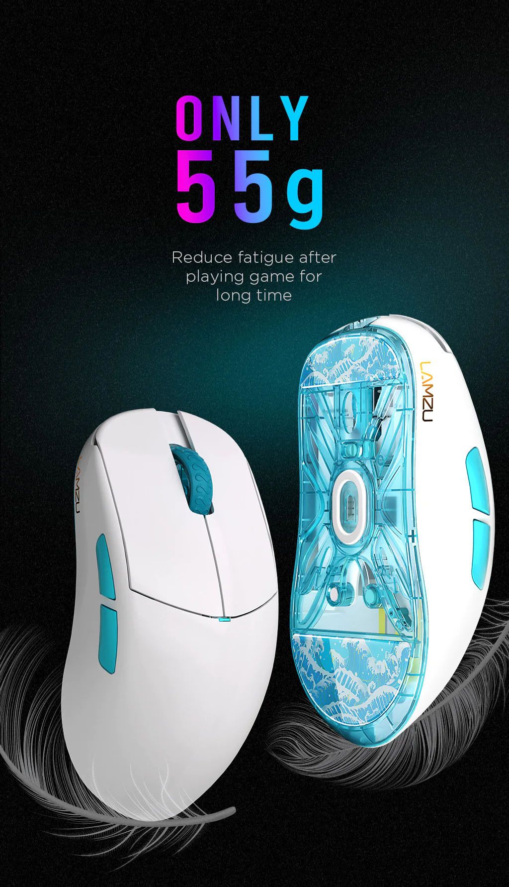 Lamzu Atlantis OG V2 4K Wireless Superlight Gaming Mouse – Respawn ...