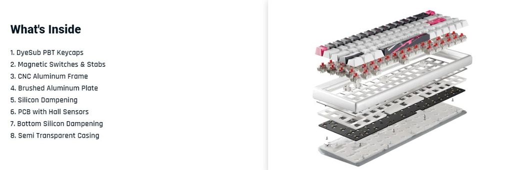 Yuki Aim Hall Effect Magnetic 65% Gaming Keyboard Katana Edition (READY ...