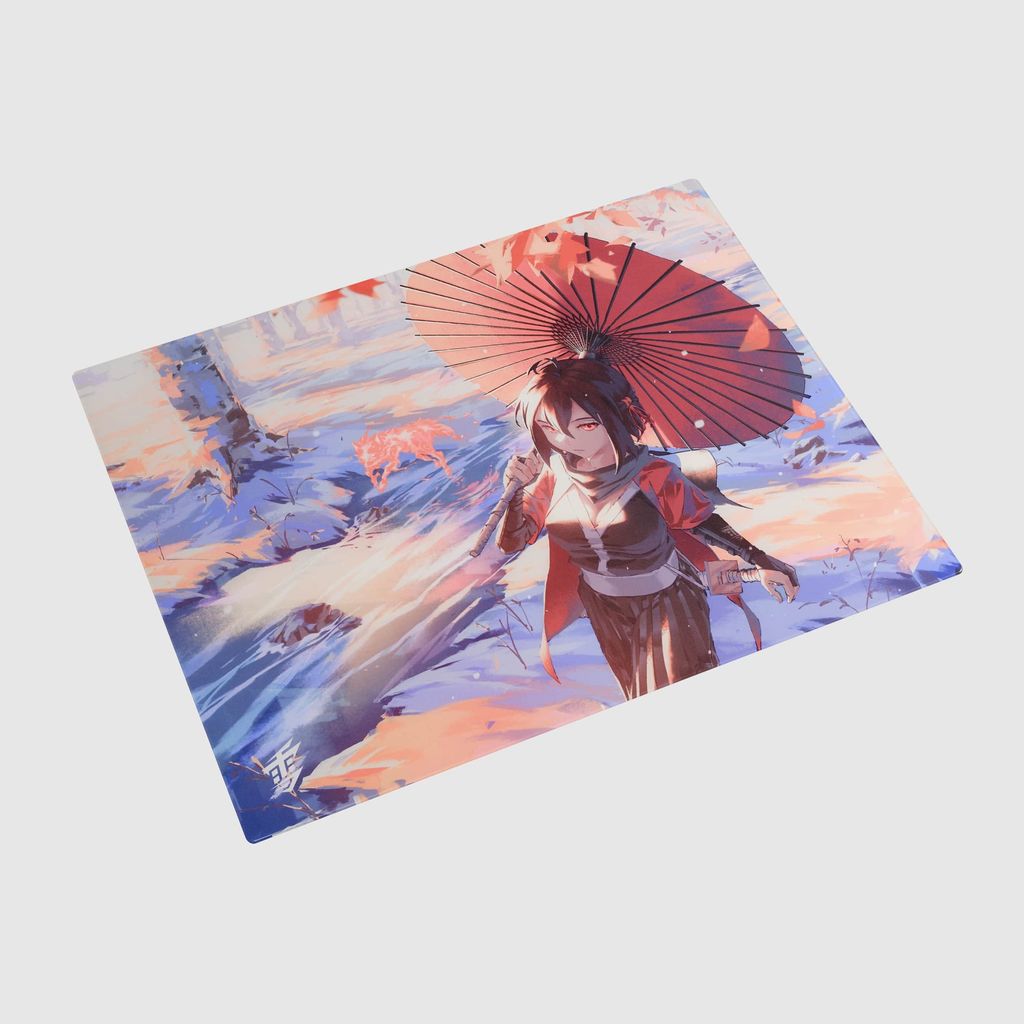 Yuki Aim Katana/Kitsune Glass Mousepad - Limited Edition – Respawn ...