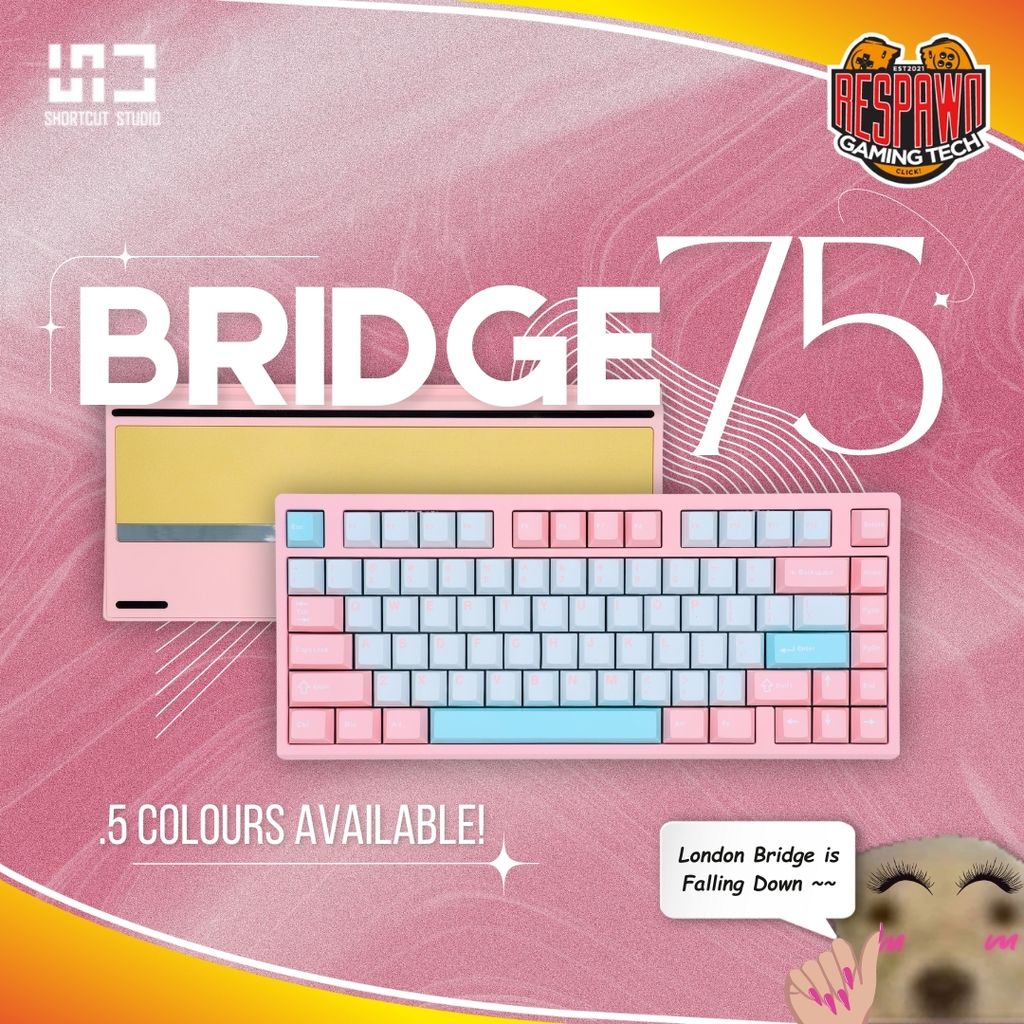 Shortcut Studios Bridge75 HE Keyboard – Respawn Gaming Tech