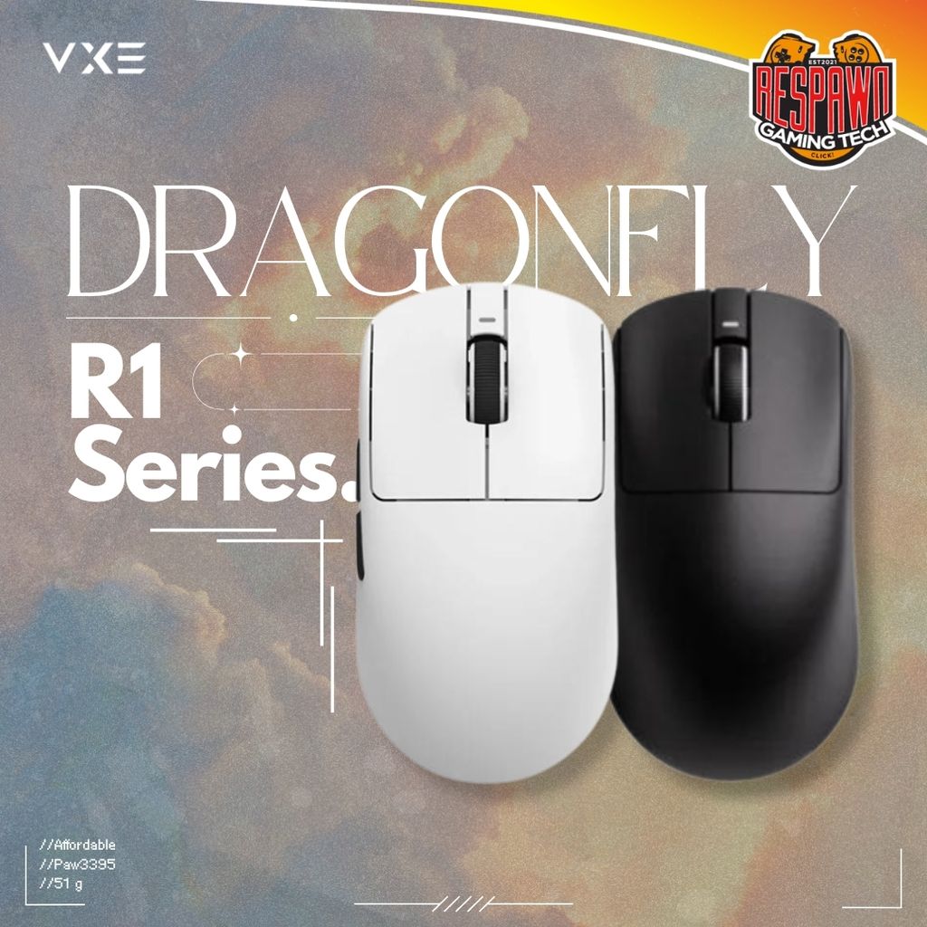 VXE Dragonfly R1 Series Wireless Gaming Mouse – Respawn Gaming Tech