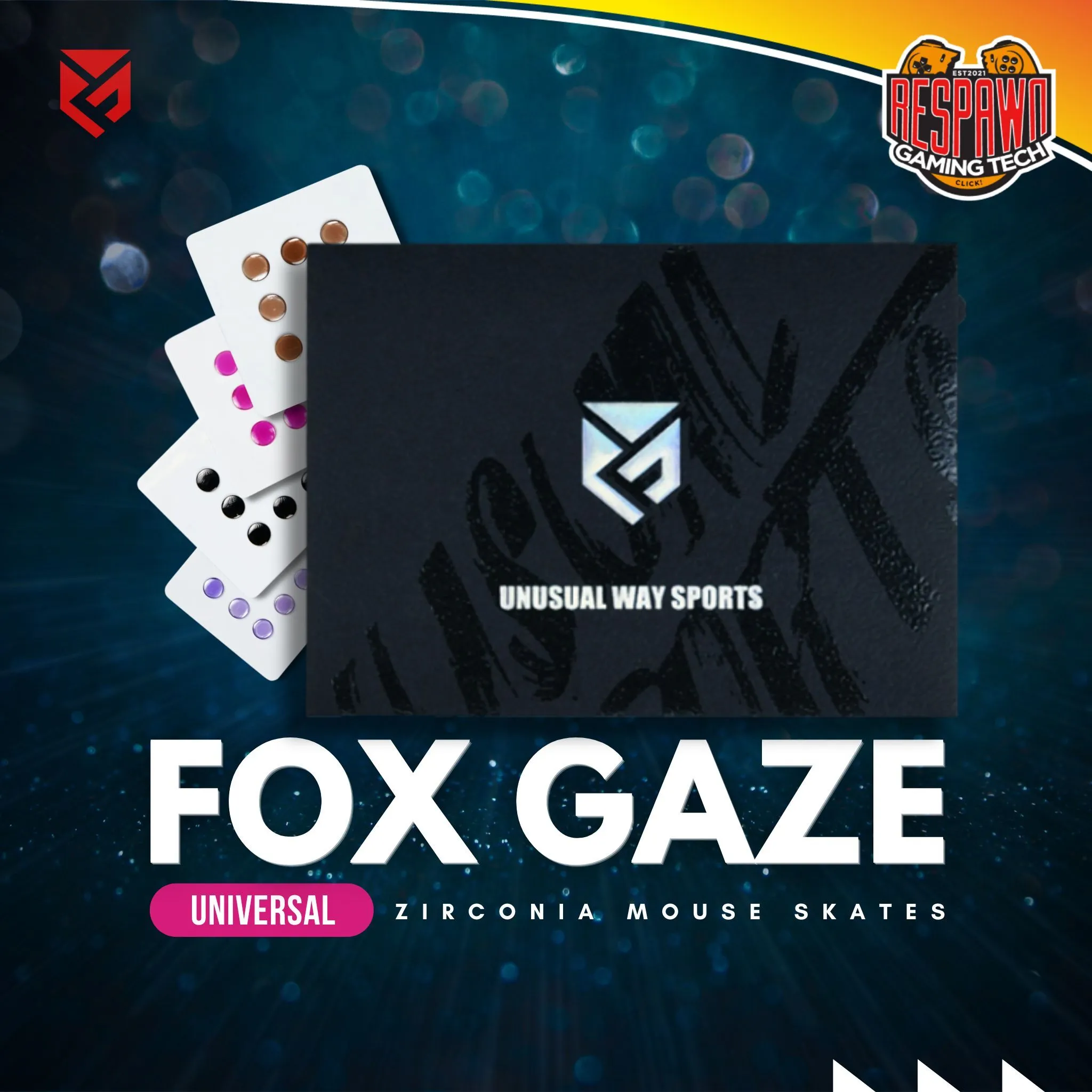 Unusual Way Sports FOX GAZE Mouse Skates - Universal – Respawn Gaming Tech