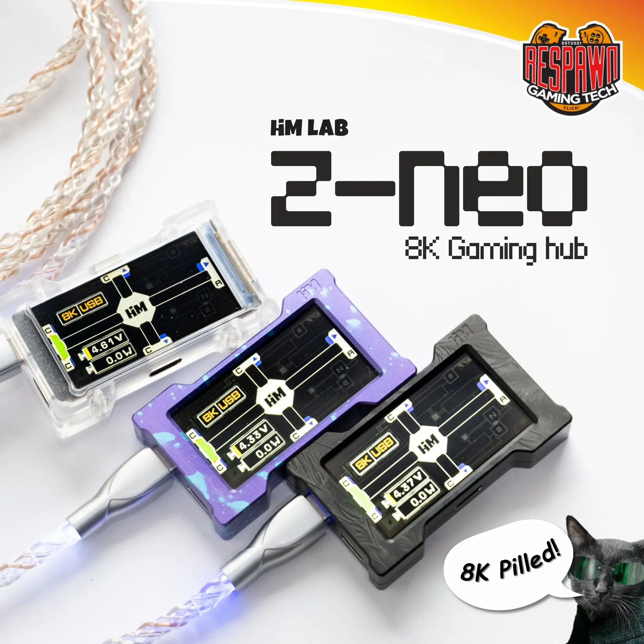 HM LAB RGB Braided USB Cable – Respawn Gaming Tech