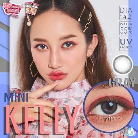 MINI KELLY Gray Power 0~1000 contact lens 14.5mm – Sweety Plus