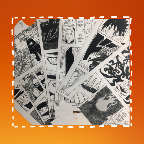 Naruto Manga Panel Stickers – Byaishahrusli
