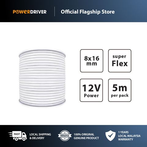 Neon Strip 12V 8x16mm (5 meters pack) – PowerDriver Malaysia
