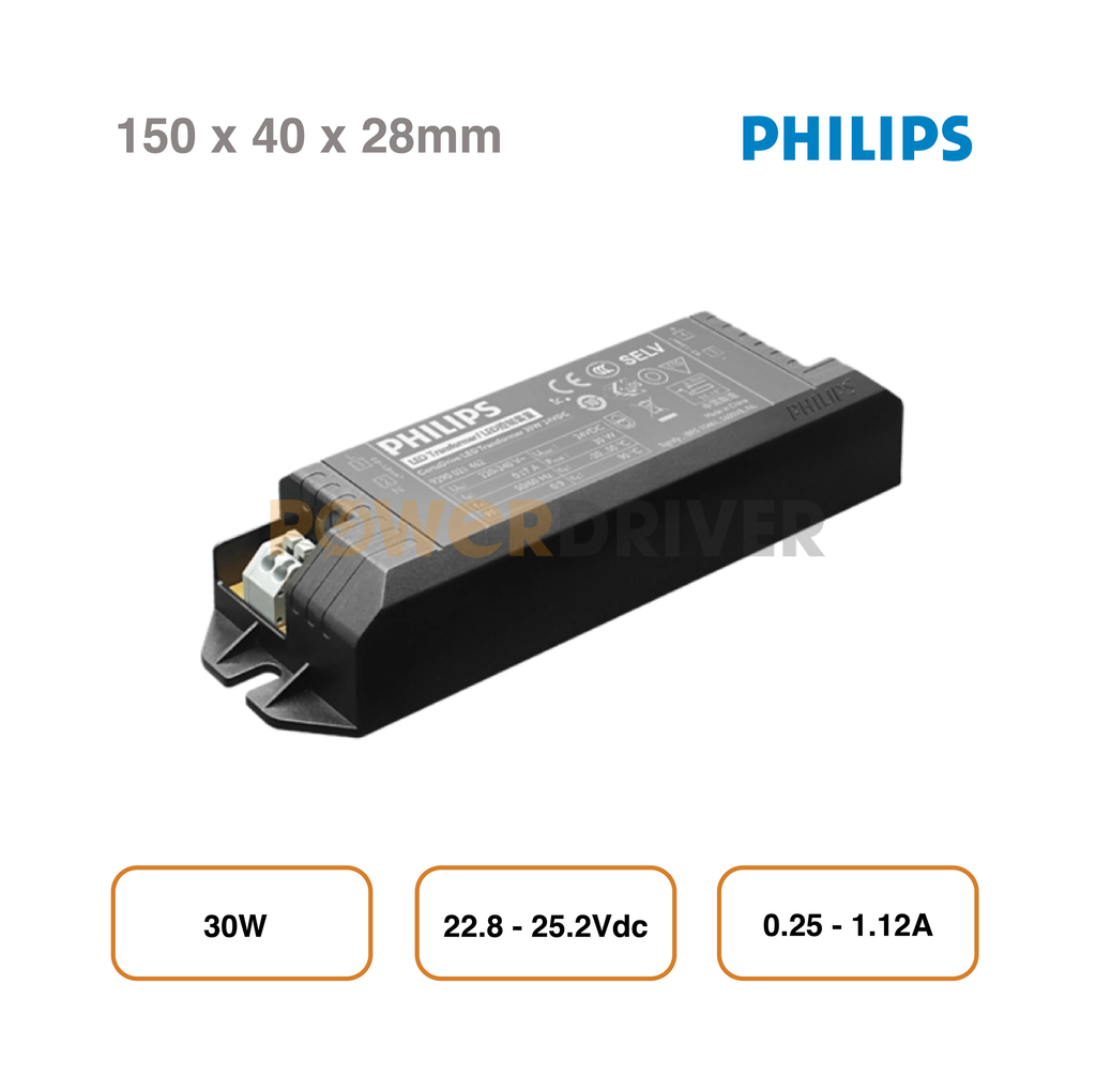 PHILIPS LED Transformer CertaDrive 24V Constant Voltage 30-60W ...