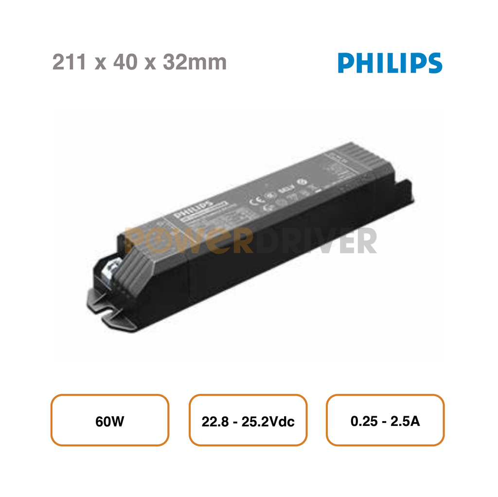 PHILIPS LED Transformer CertaDrive 24V Constant Voltage 30-60W – PowerDriver Malaysia