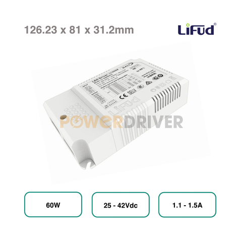 LIFUD LED Driver DALI-2 DT6 5-in-1 Dimming 40W 60W – PowerDriver Malaysia