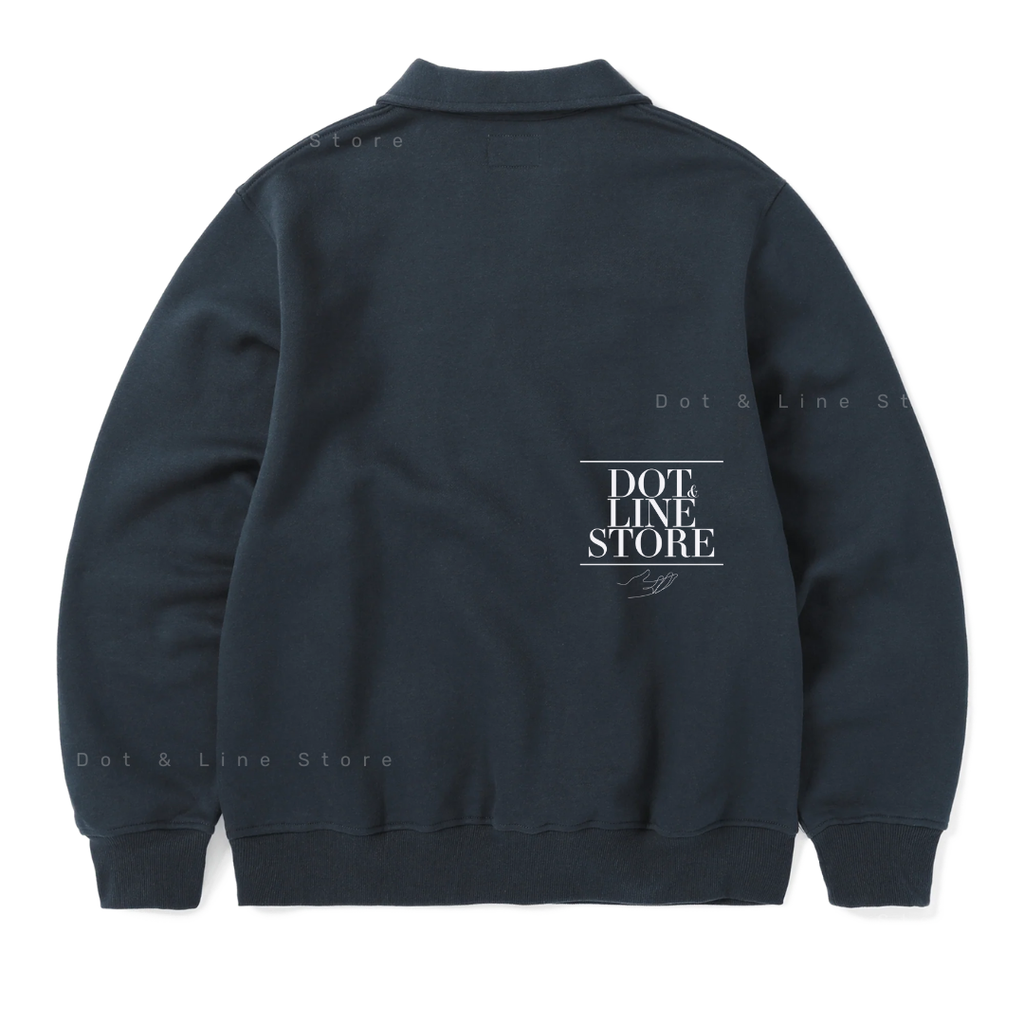 Thisisneverthat Open Collar Sweatshirt – Dot & Line Store Thisisneverthat Open Collar Sweatshirt – Dot & Line Store
