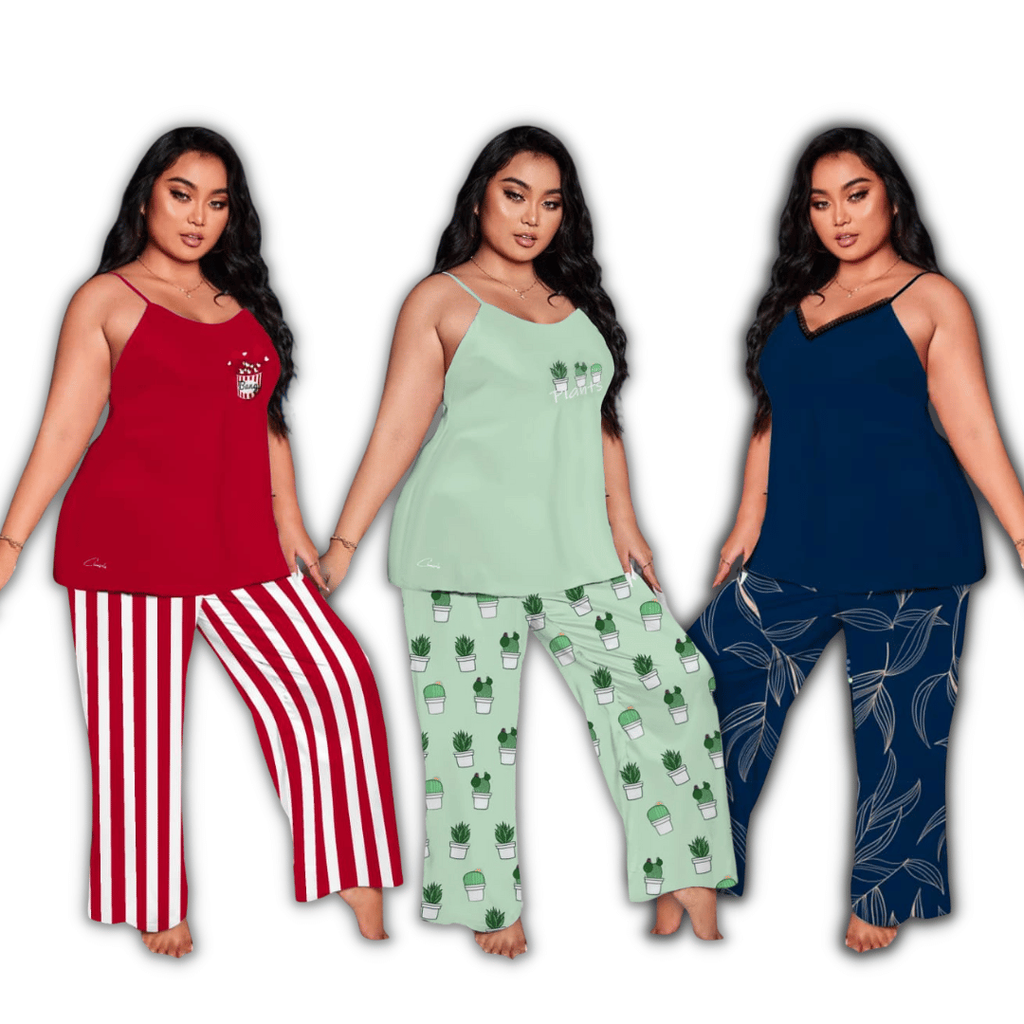 50 140kg 2 Piece Custom Made Sleepwear Pants With Singlet Sexy