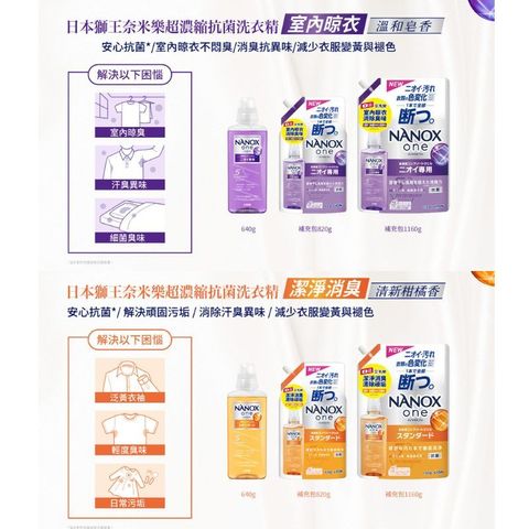 【日本獅王 LION】奈米樂超濃縮抗菌洗衣精補充包 潔淨消臭 1160g – 【Chu Mai】趣買購物官方網站