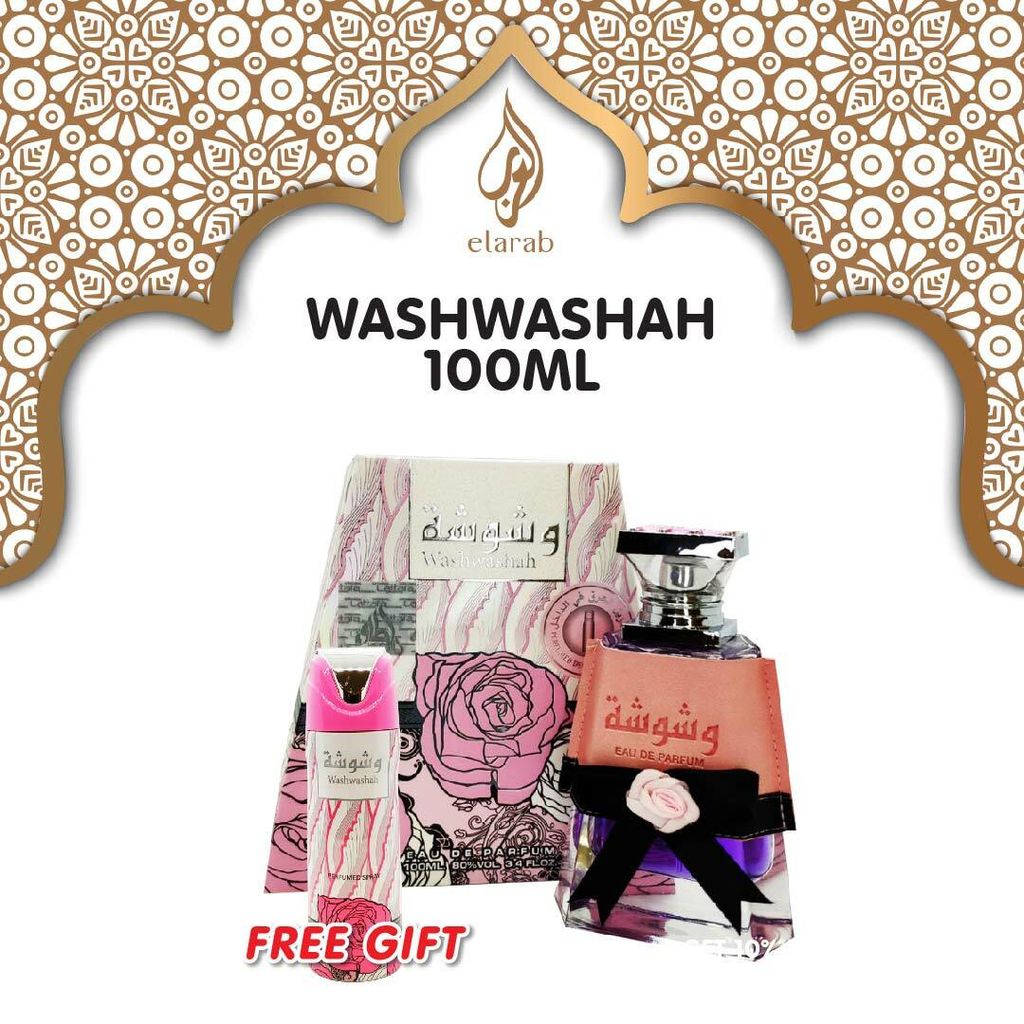 WASHWASHAH PERFUME BY LATTAFA (100ML) FREE DEODARANT – Elarab