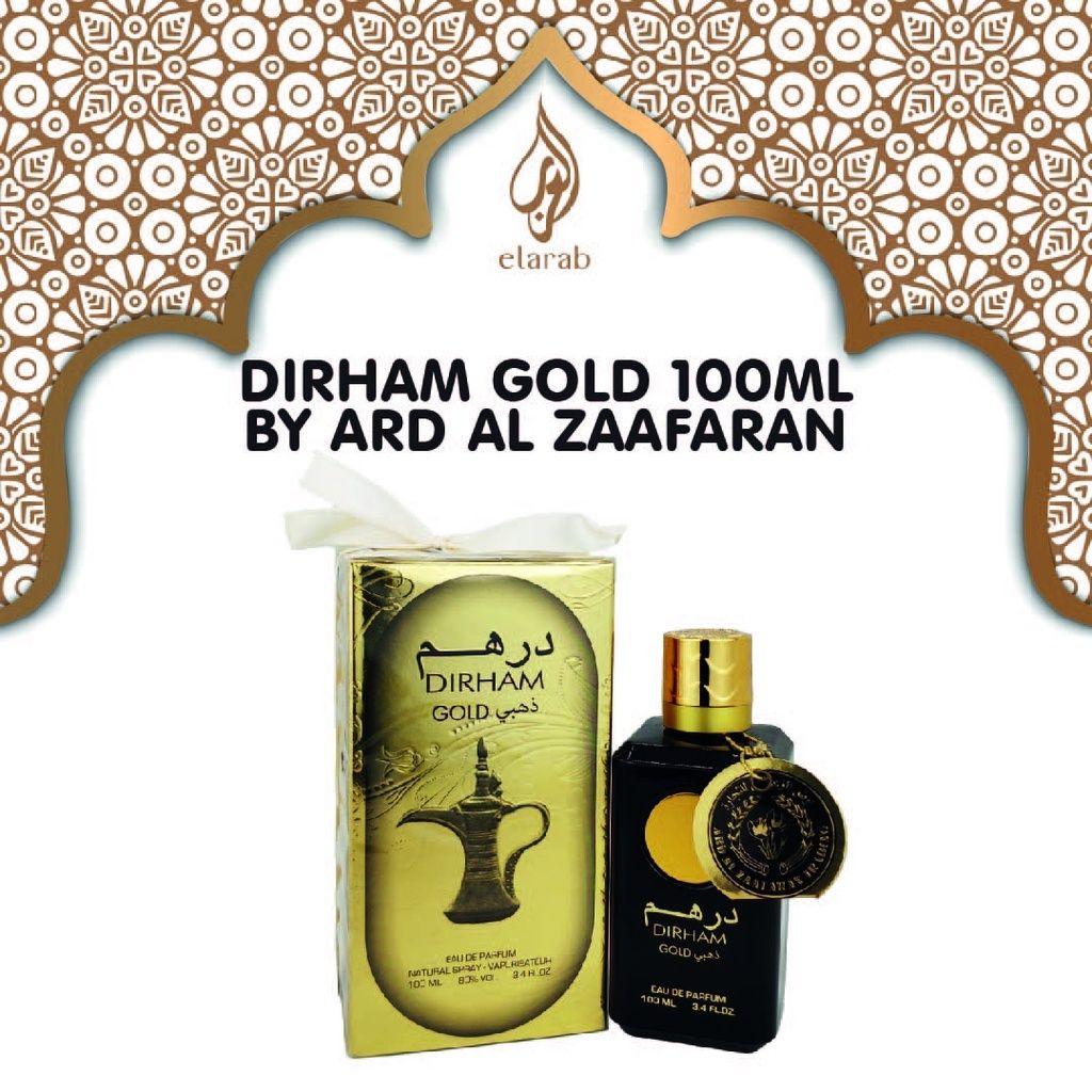 PERFUME DIRHAM GOLD BY ARD AL ZAFARAAN (100ML) – Elarab