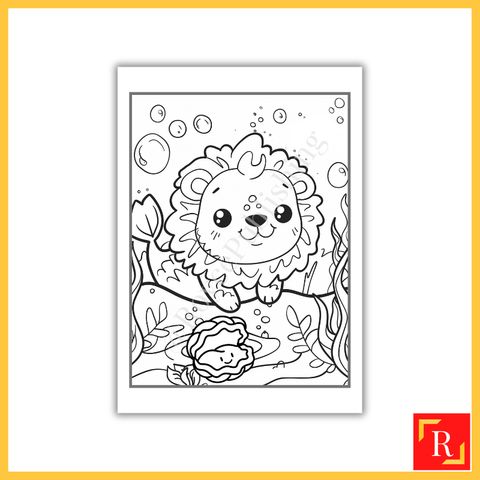 Merlion Colouring Book For Kids, Preschoolers and Toddlers 1 - (A4 | 22 ...