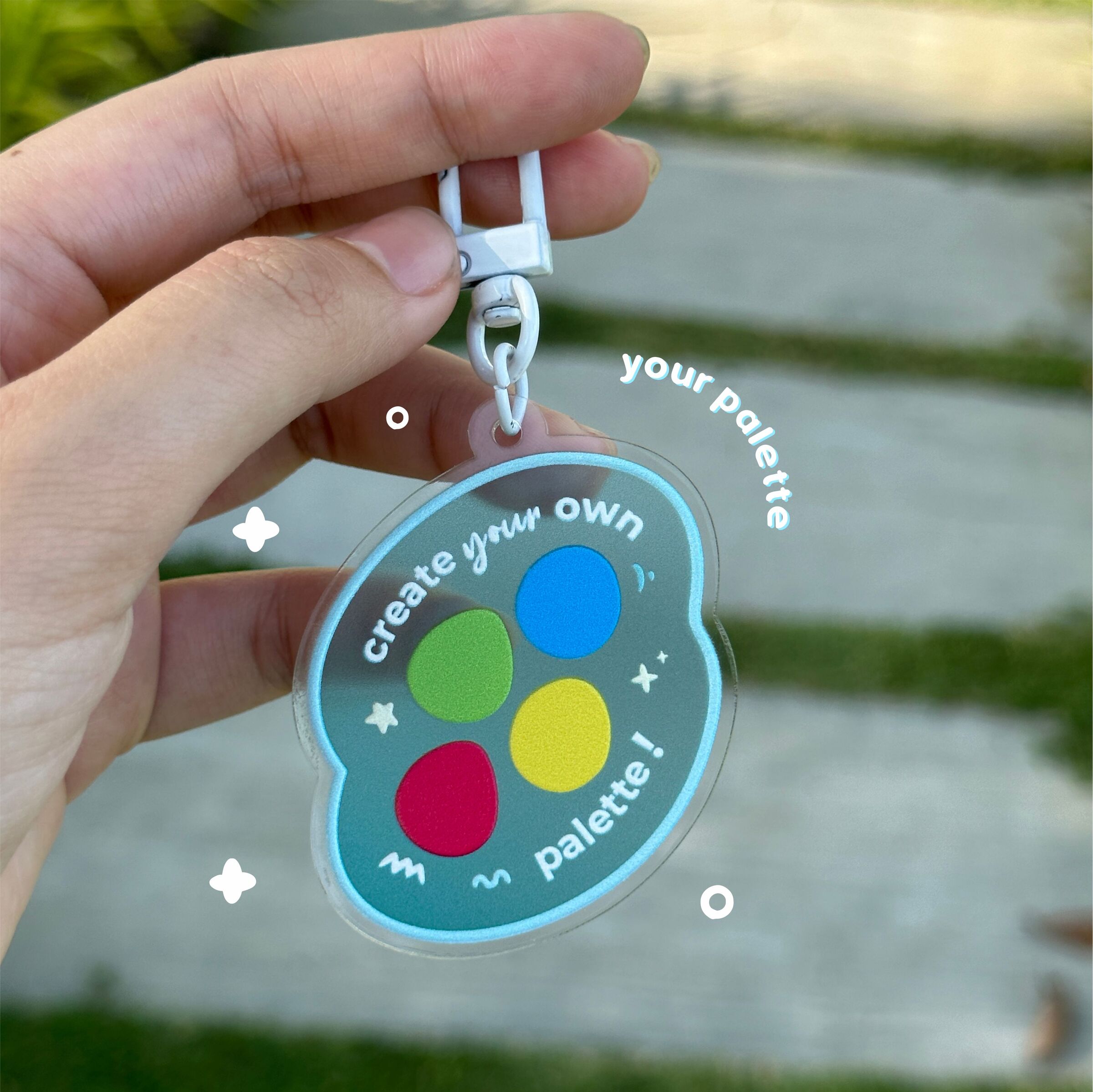 Go With The Flow series Keychain – Grace Customize Store