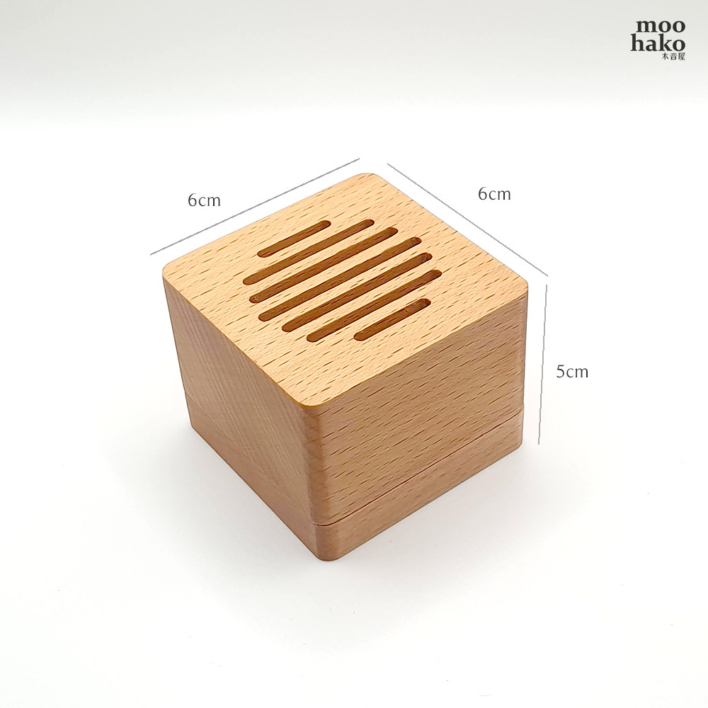 Classic Wooden Music Cube – moohako / 木音屋