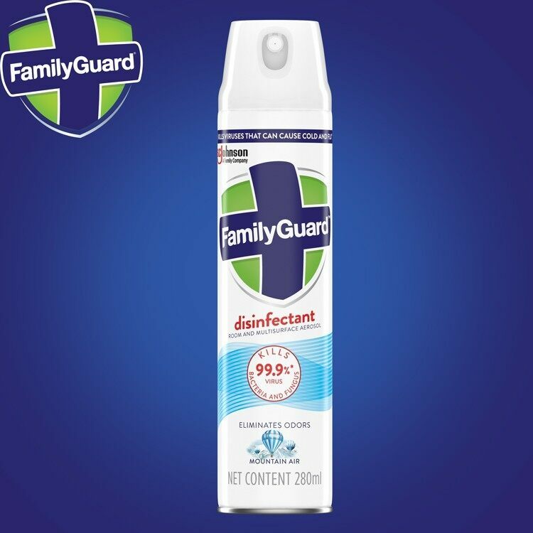 FamilyGuard® Disinfectant Aerosol Spray - Mountain Air - 280ml ...