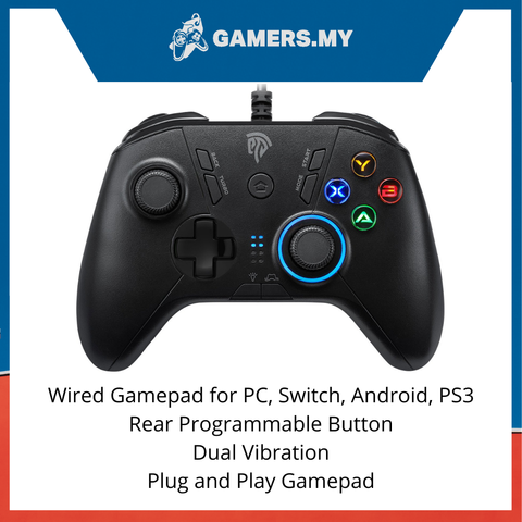 EasySMX SL-9111 Wired Gamepad Game Controller for Windows PC Android ...