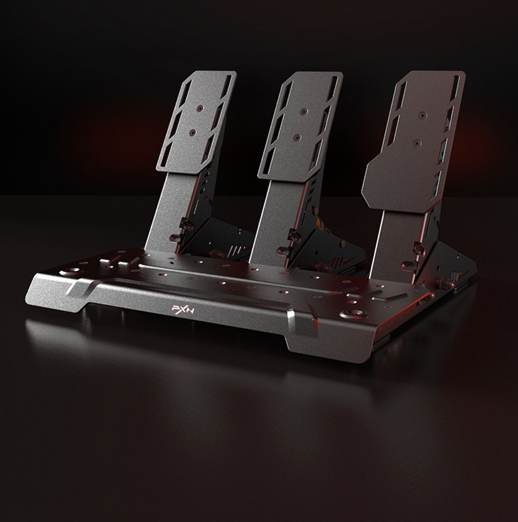 PXN VD4 3 Pedal Sim Racing Full Set - VD4 Direct Drive Servo + PD HM ...