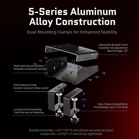 PXN Z9 Universal Table Clamp for Sim Racing Wheel – Compatible with PXN ...