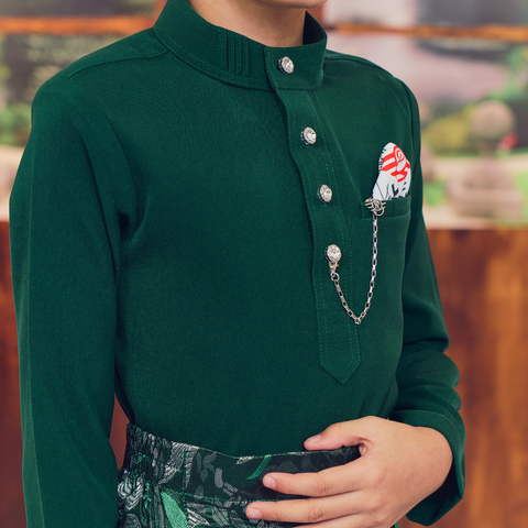 (PRE-ORDER) BAJU MELAYU D'MAHKOTA | EMERALD GREEN | KIDS EDITION – Rqal ...