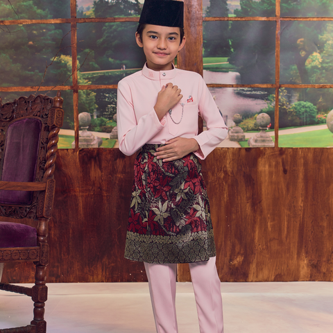 (PRE-ORDER) BAJU MELAYU D'MAHKOTA | SOFT PINK | KIDS EDITION – Rqal ...