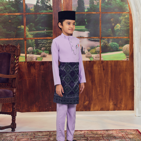 (PRE-ORDER) BAJU MELAYU D'MAHKOTA | PURPLE LILAC | KIDS EDITION – Rqal ...